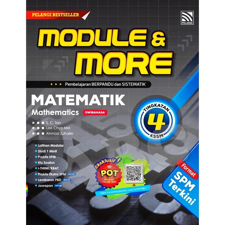 BUKU AKTIVITI 2023：MODULE & MORE MATEMATIK TINGKATAN 4 , 5 DWIBAHASA ...