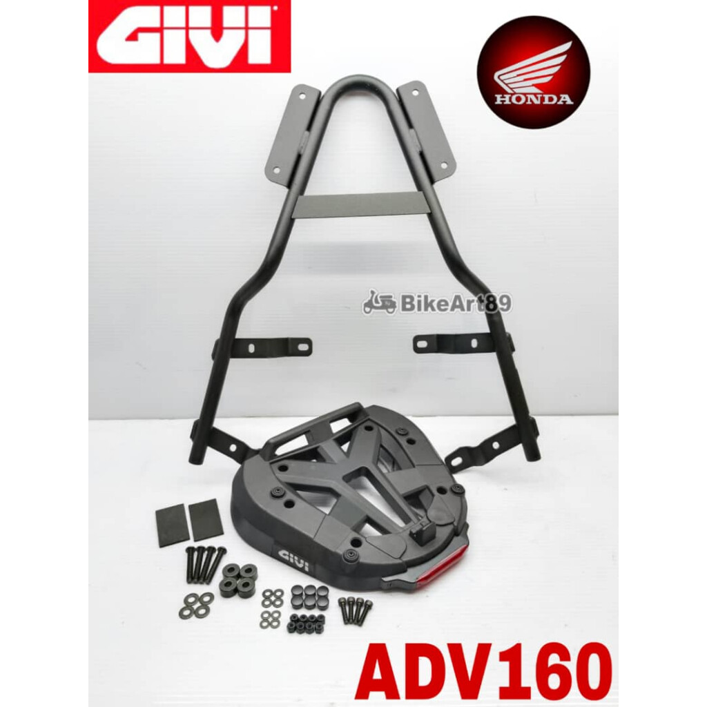 Original Givi Monorack HONDA ADV160 V2 Heavy Duty Xtreme Special Rack With Stoplight SRX(S ...
