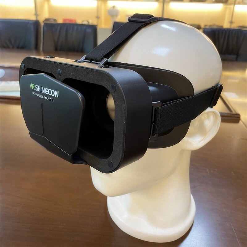 VR Shinecon ชุดหูฟังแว่นตาเล่นเกมเสมือนจริง3D,หูฟังใช้ได้กับโทรศัพท์แอน ...