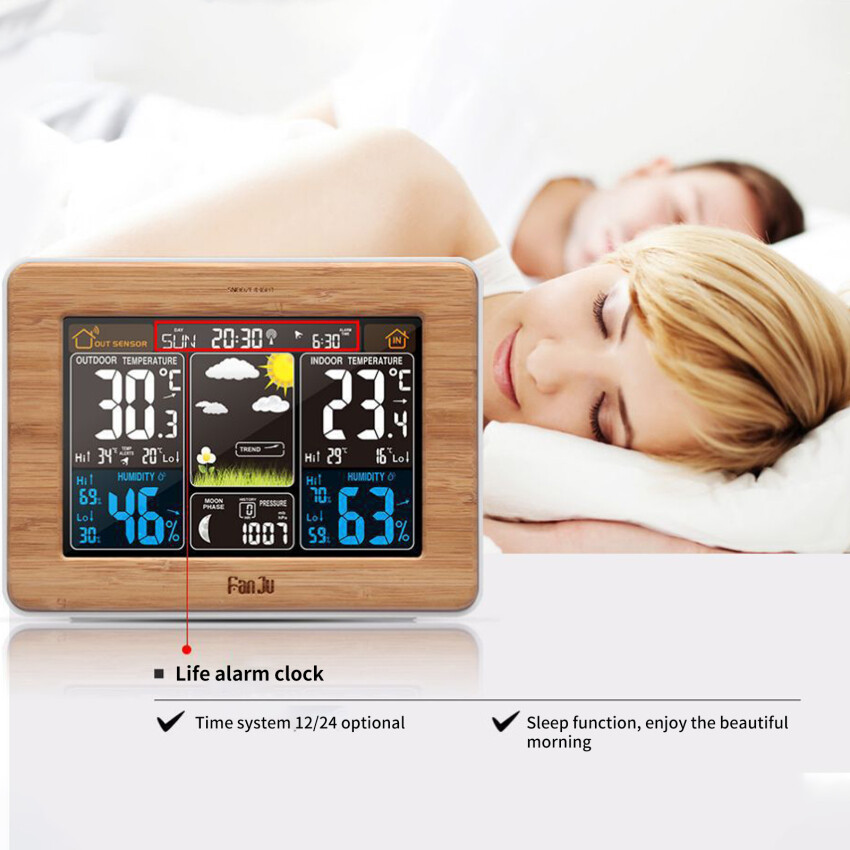 Weather Station Temperature Sensor Wireless Indoor Outdoor Sensor ...