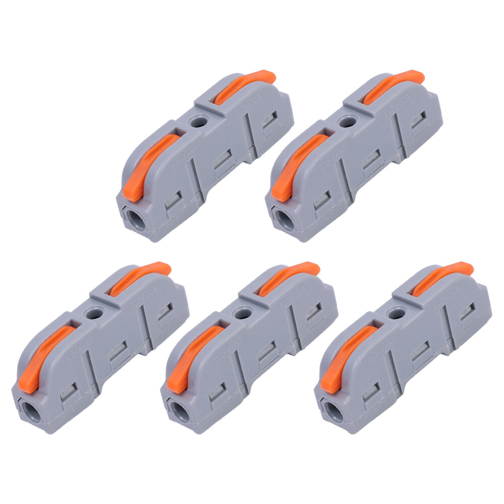 Wire Connectors Insulation Wiring Terminal Block Conductor Push-In Mini ...