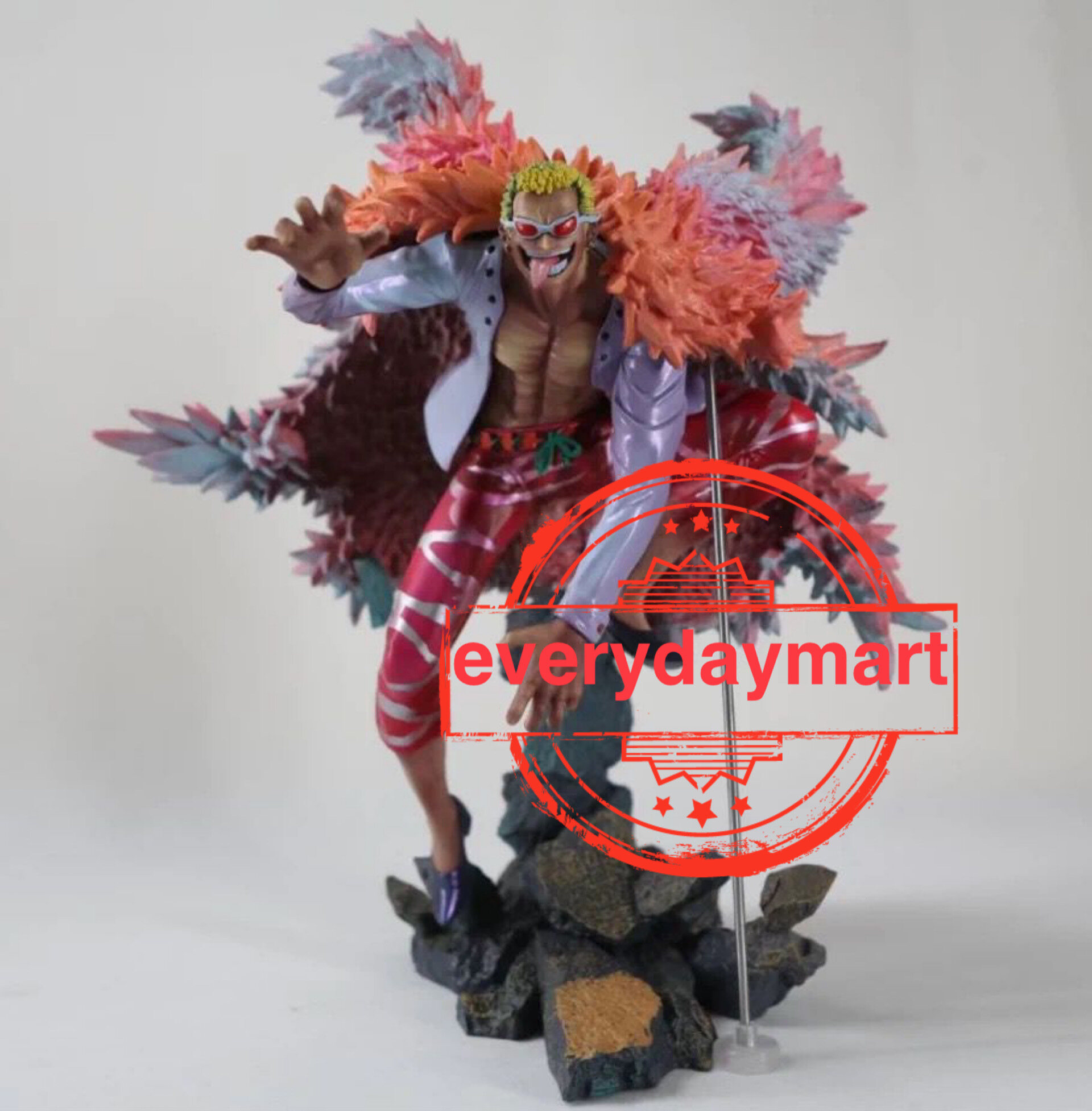 ONE PIECE💥DOFLAMINGO DONQUIXOTE POP MAX 34cm💥ACTION FIGURE TOYS STATUES ...