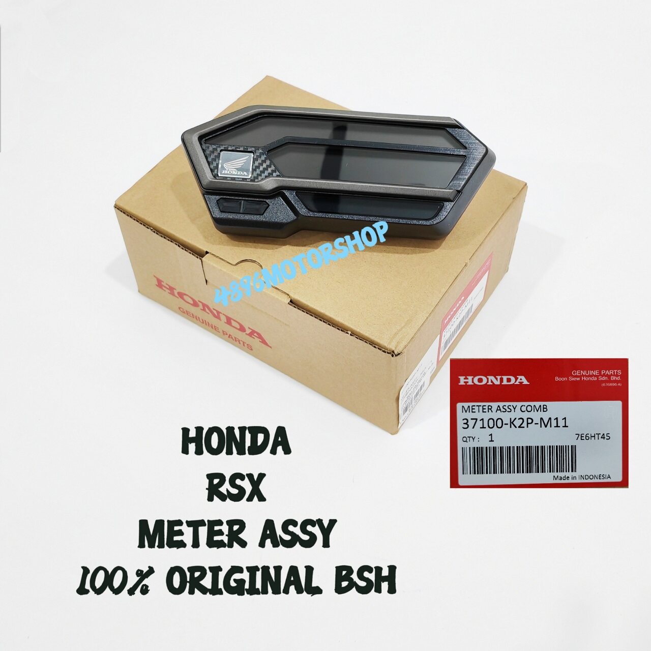 100% ORIGINAL BSH HONDA RSX RS-X RSX150 METER ASSY COMB COMBINATION ...