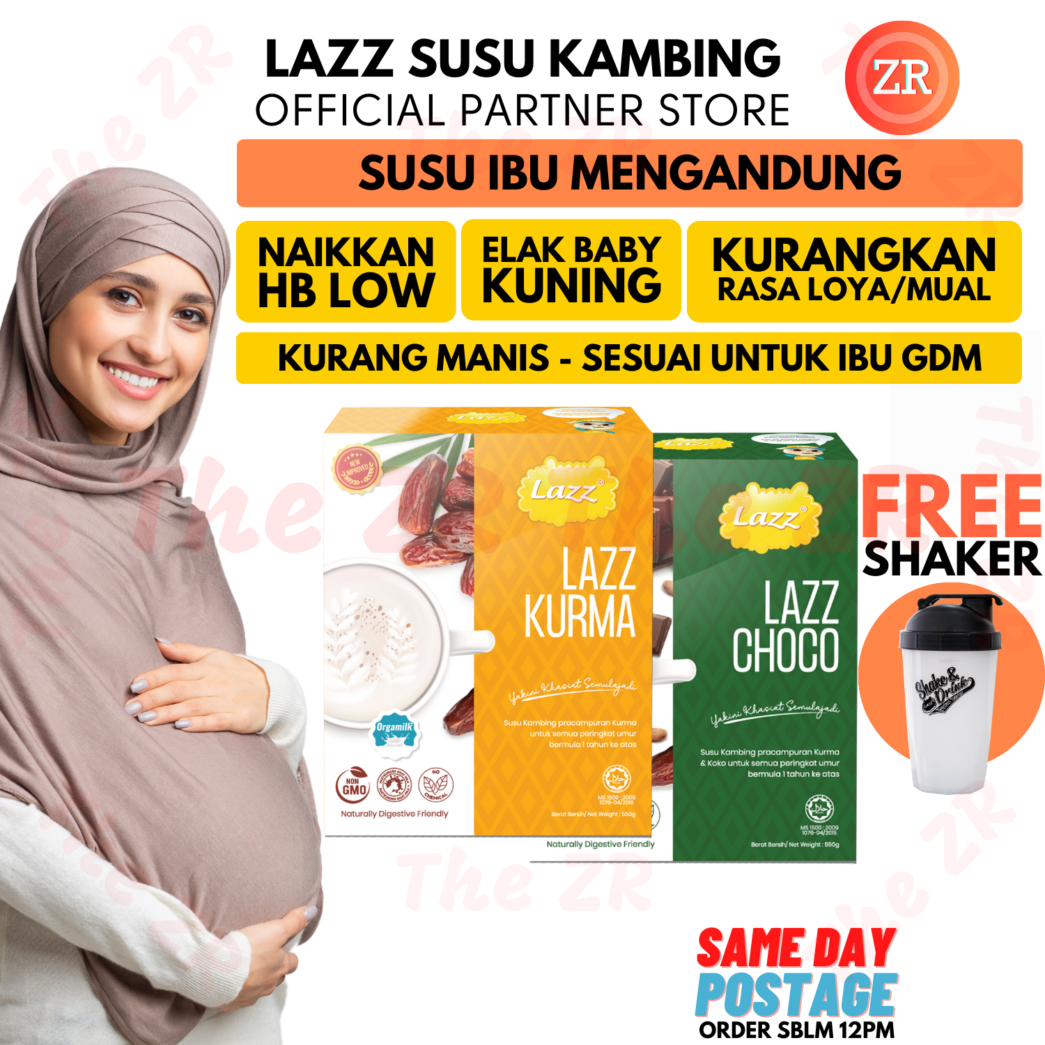 Lazz Susu Kambing Ibu Hamil Mengandung Original HQ Beli 2 F ree Shaker ...