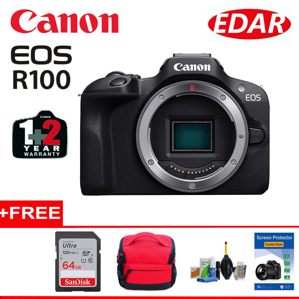 Canon EOS R100 RF-S18-45mm F4.5-6.3 is STM Lens Kit / R100 BODY Only ...
