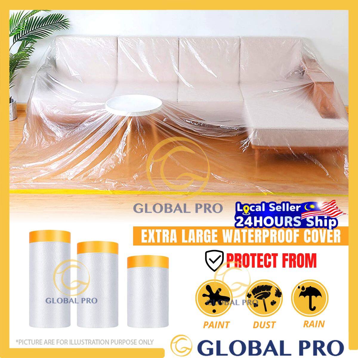 Furniture Plastic Cover Masking Film Dust Proof Cover Plastic Sheet ...