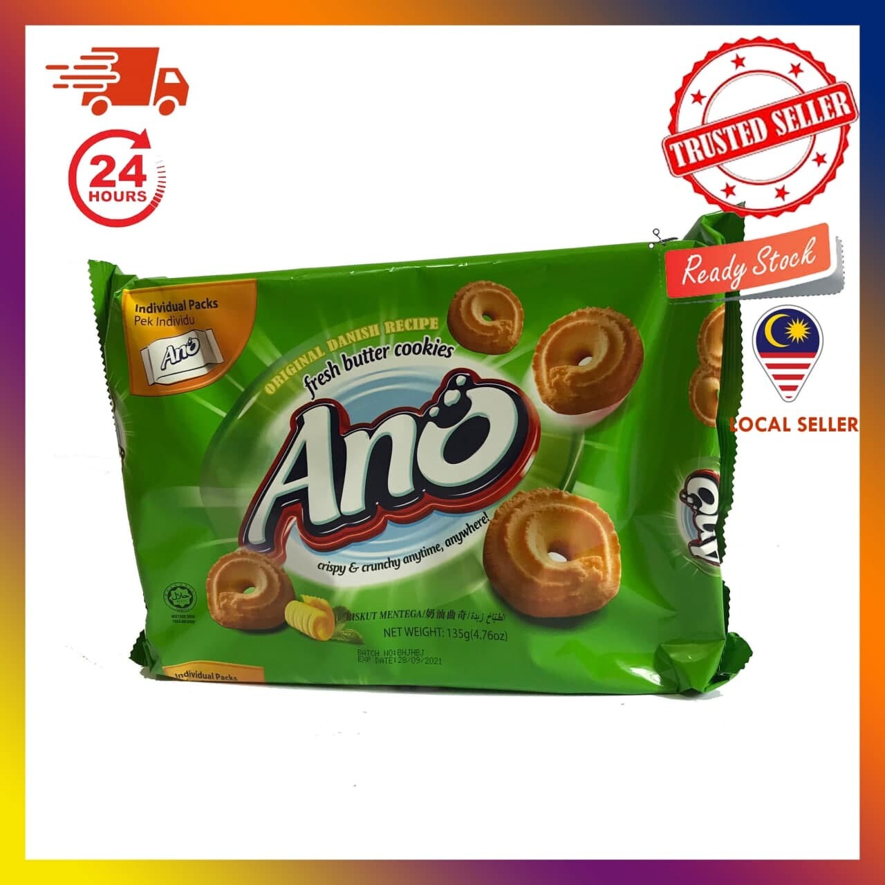 ANO Butter Cookies Original Danish Recipe HALAL | Lazada