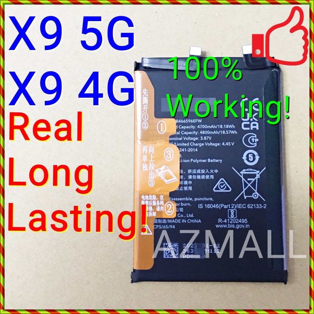 (Support 66W Fast Charge) NEW ORI Long Lasting Stable Battery ...