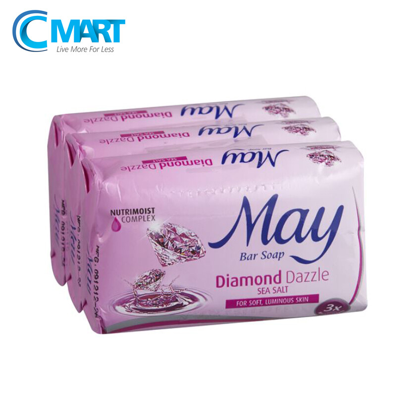 May Diamond Dazzle Bar Soap 3's x 85GM | Lazada