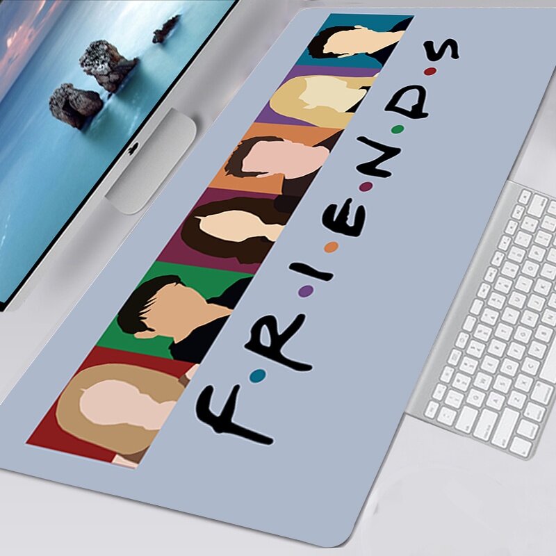 TV Series Friends Large Mousepad Gaming Accessories Mouse Mat XXL 90x30 ...