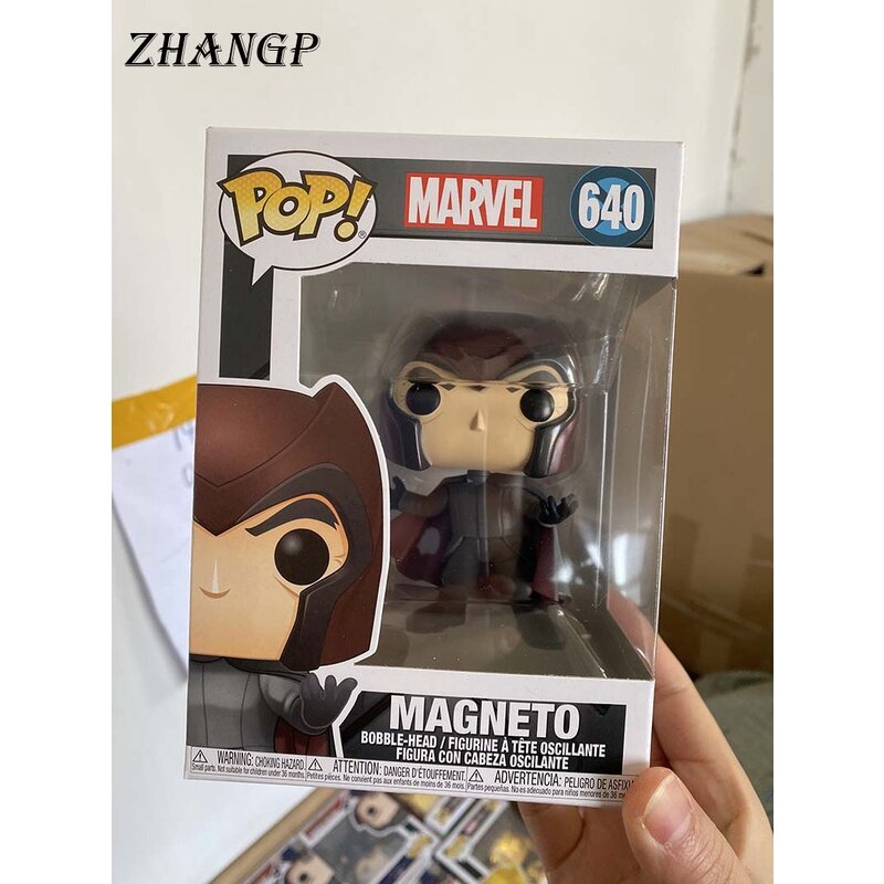 FUNKO POP 640 Marvel X-Men 20th Anniversary Magneto Figure Model Toy ...