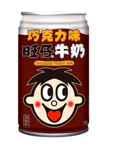 [Snack4U] 旺旺 旺仔牛奶巧克力奶罐装巧克力味儿童早餐饮品 Wang Zai Milk Chocolate Milk Canned ...