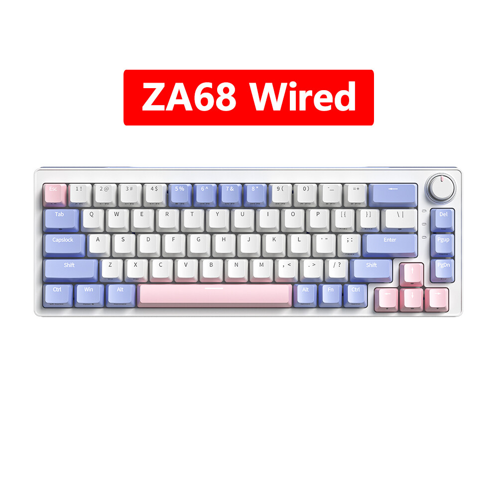 ZIFRIEND ZA68 Wireless Mechanical Keyboard Wired / Bluetooth / 2.4G ...