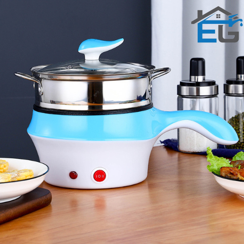 Electric Nonstick Ceramic/ Marble Frying Pan Rice Multi Mini Cooker ...