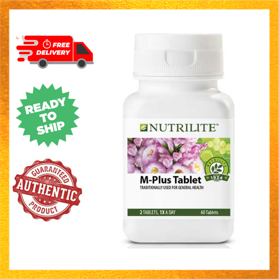 Amway NUTRILITE M Plus Tablet (60 tab) 100% Amway Original Supplement ...