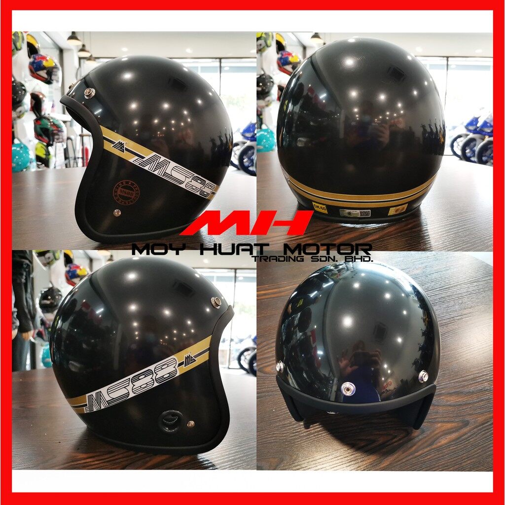 100% ORIGINAL MS88 Helmet with Sirim Approved (Tali Merah) / MS-88 MS ...