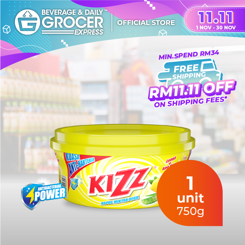 Kizz Dishwashing Paste Lemon ( 1 x 750g ) 1 Unit | Lazada