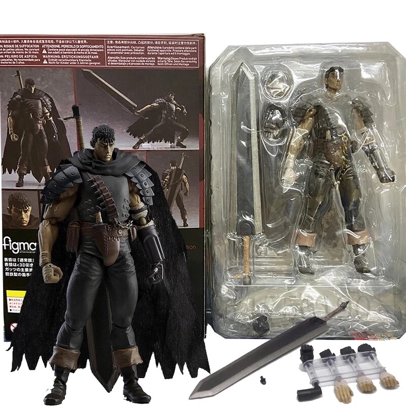 Berserk Guts นักรบสีดำประกอบโมเดลฟิกเกอร์ใช้งาน PVC 359กล่องของเล่น ...