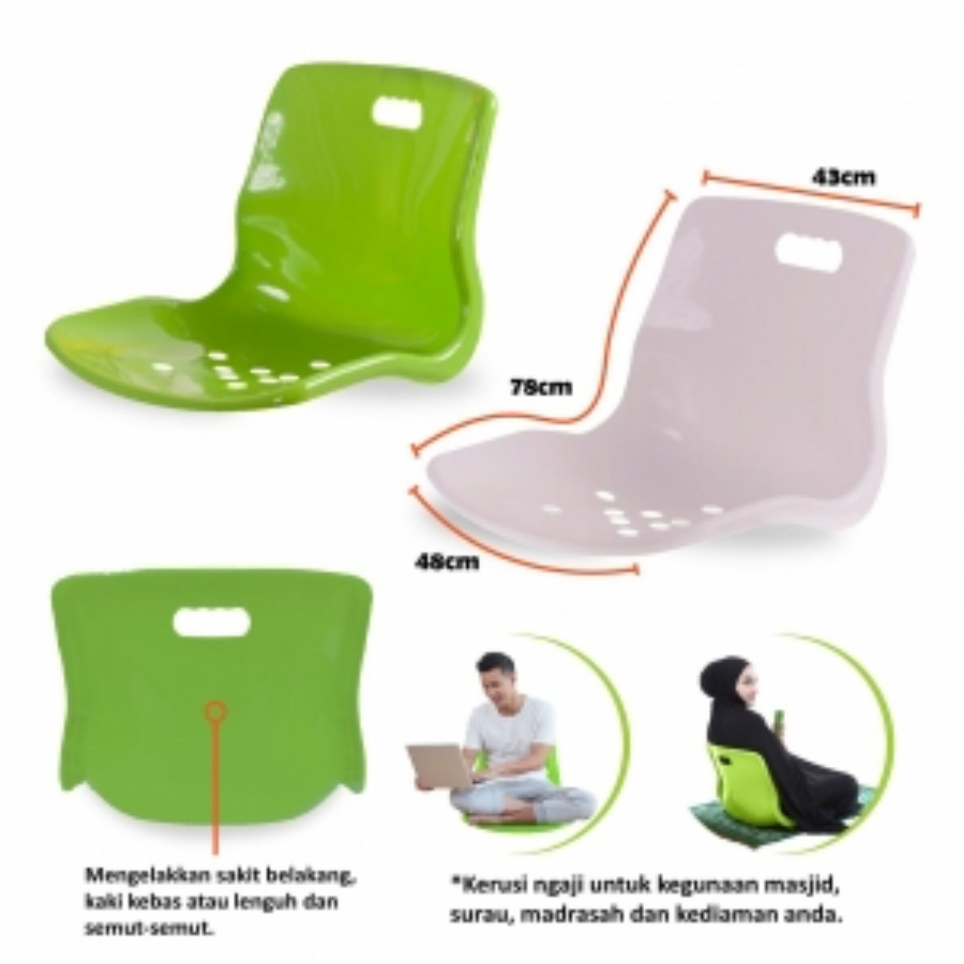 Kerusi Lantai/Kerusi Sandar/Kerusi Belajar/Kerusi Masjid/Kerusi Gaming ...