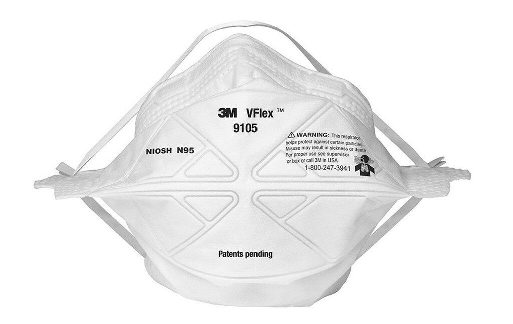 Ready stock!! 3M 9105 VFlex N95 Particulate Respirator (1box/50pcs ...