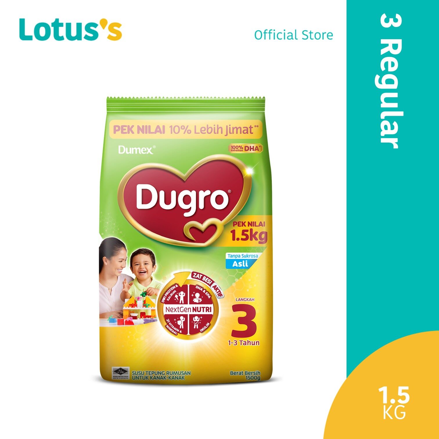 Dugro 3 Regular 1.5kg | Lazada