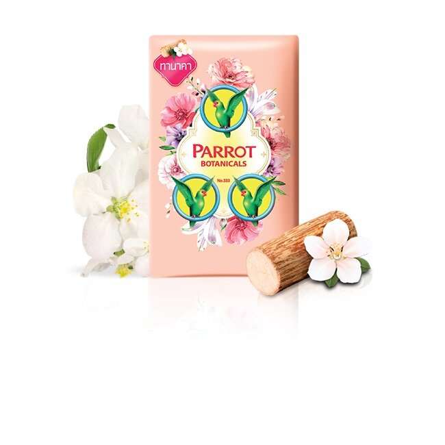 Thailand Parrot Botanicals Soap Bar [55g x3pcs] | Lazada