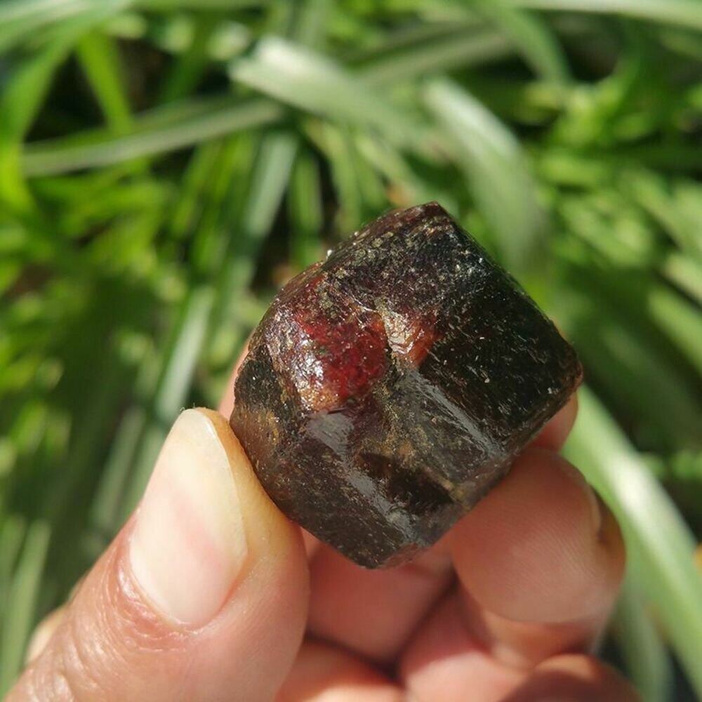 1PC Natural Original Red Garnet Crystal Gemstone Rough Stone Mineral ...