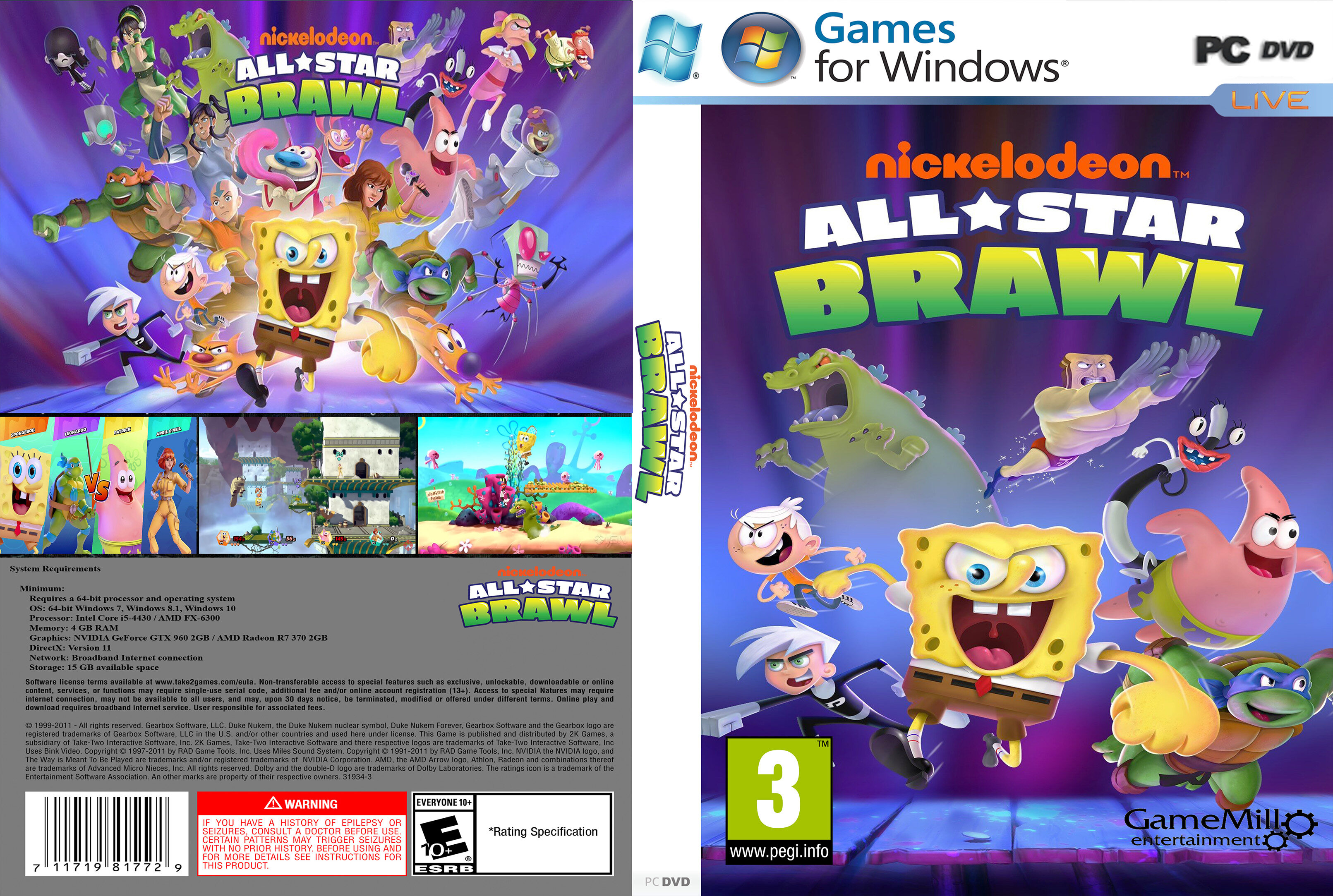 Nickelodeon All-Star Brawl PC GAME [Offline INSTALLATION] | Lazada