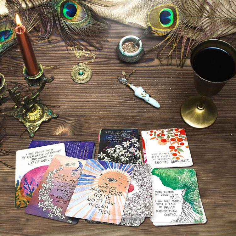 TAROT cards A 53-Card Deckเวอร์ชั่นภาษาอังกฤษTAROT Deckสำหรับเกมไพ่ ...