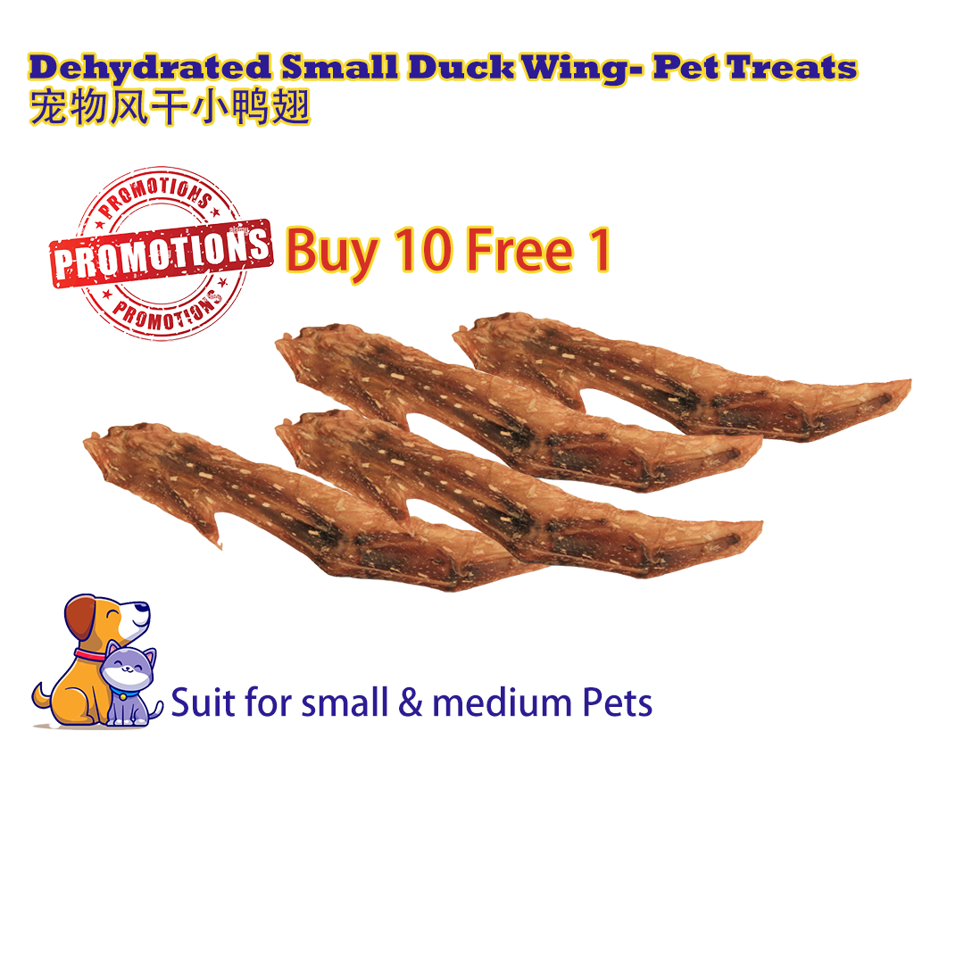 Air Dried Dehydrated Small Duck Wing Natural Healthy Dog Chew Pet ...