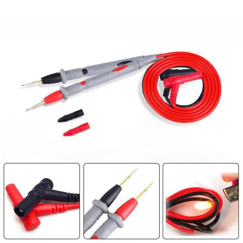 LCD Digital Multimeter AC DC 750V 1000V Digital Mini Multimeter probe ...