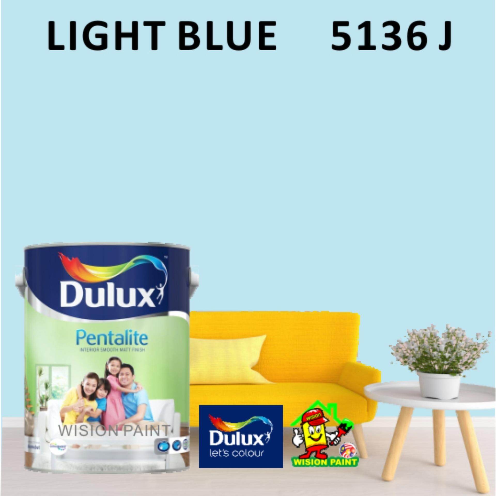 5136J LIGHT BLUE ( 5L ) DULUX PENTALITE PAINT | Lazada
