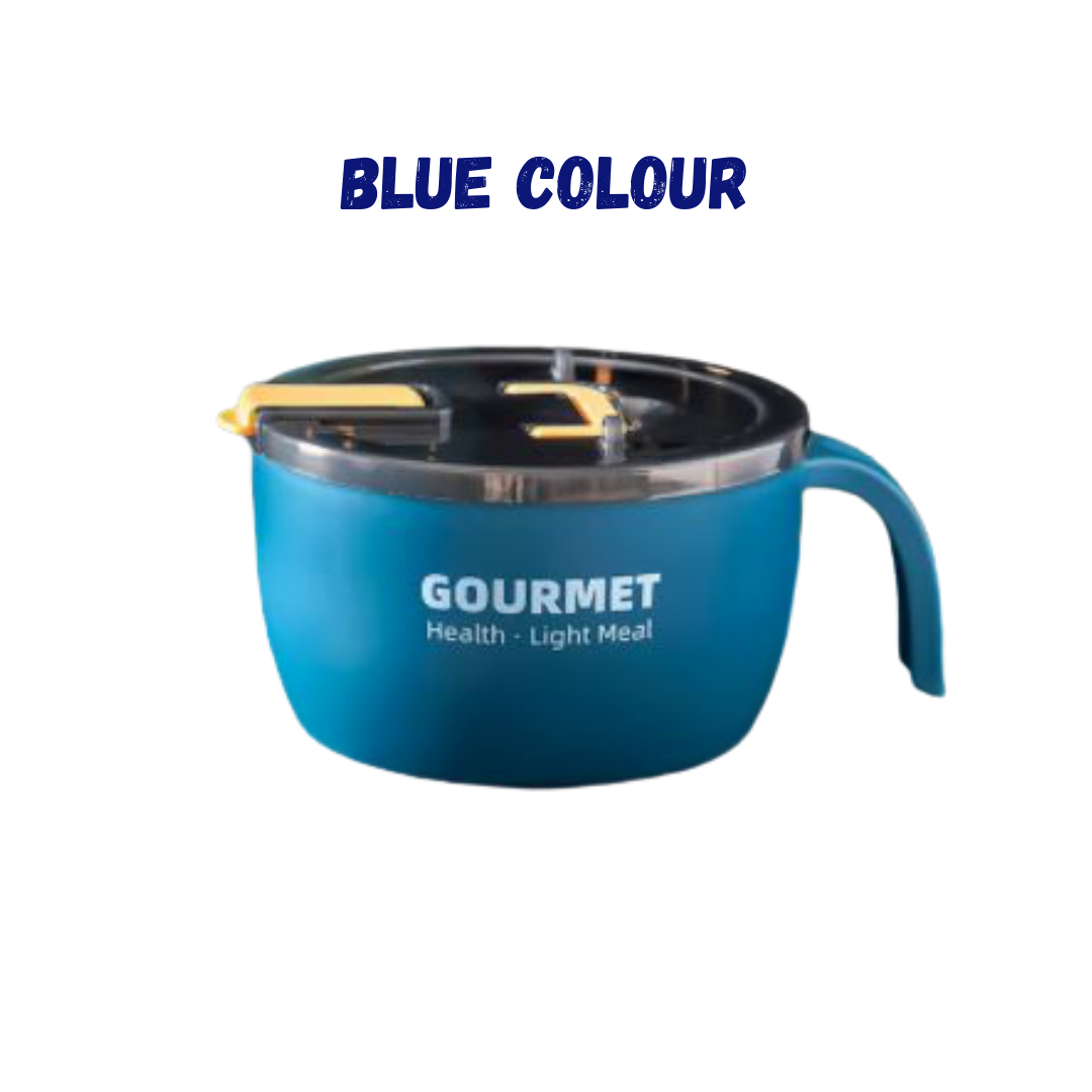 Stainless Steel Instant Noodles Bowl Noodles Huge Mug SS304 Bowl Lunch ...