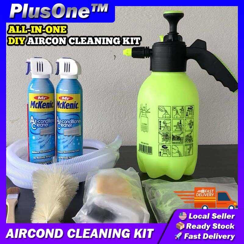 Mr Mckenic and Earth Home Aircond Cleaning Kit Aircon Spray Cleaner Set ...