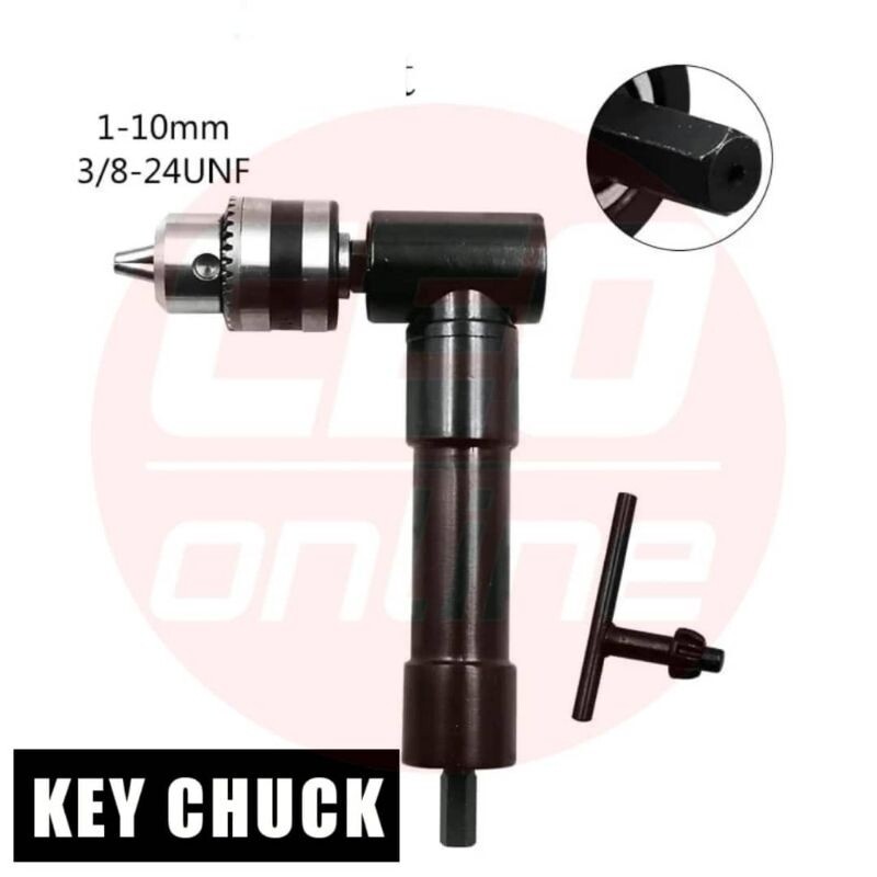 CEO 🇲🇾 90° Degree Right Angle Electric Drill Chuck Corner Impact Drill ...