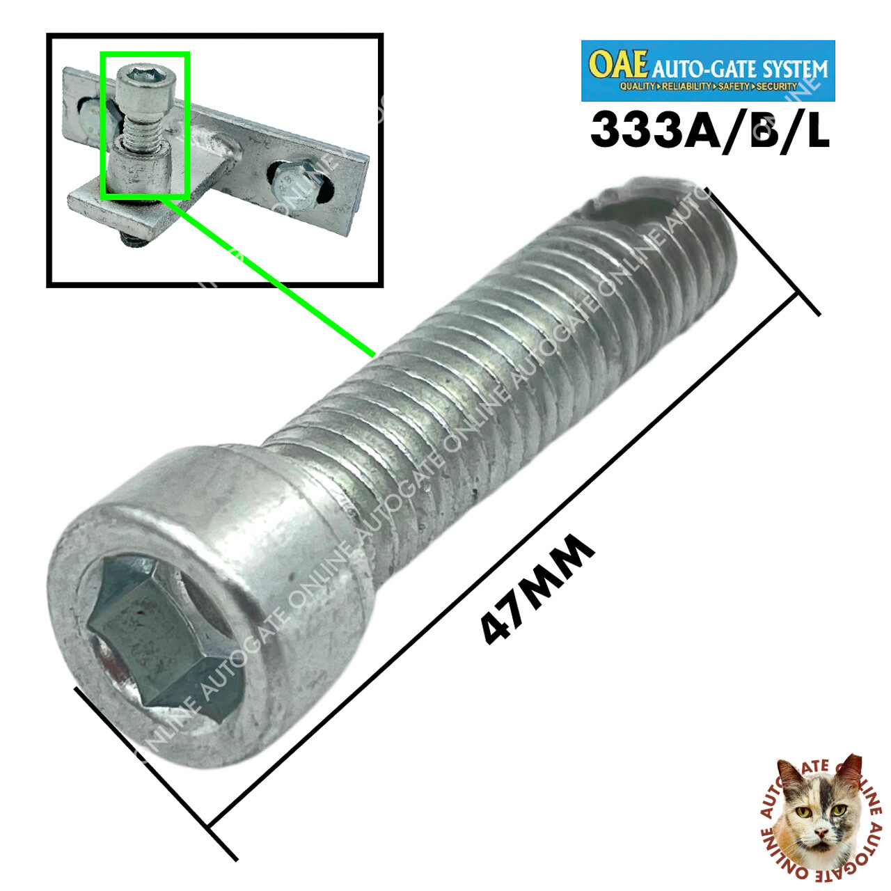 SPARE PART RANGER / ITALIANOR / COUGAR ARM MOTOR WALL BRACKET / GATE ...