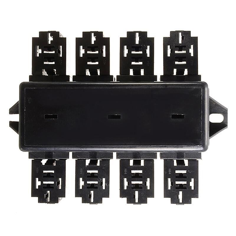 20 Slot Blade Fuse Holder 8 Way Relay Box Circuit Protector ...