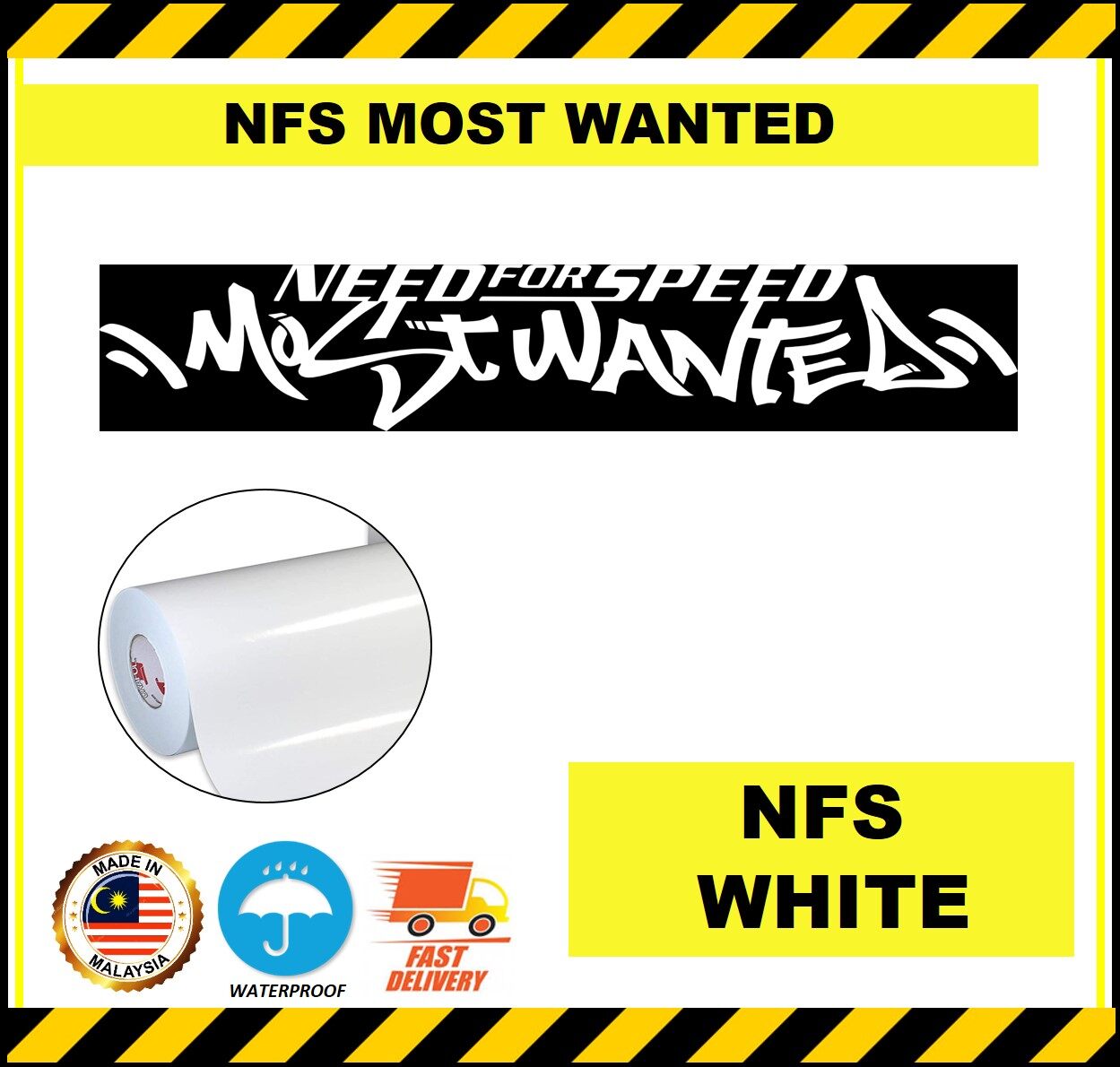 NEED FOR SPEED MOST WANTED. JDM. NFS.RACING. Car Sticker. Decal sticker ...