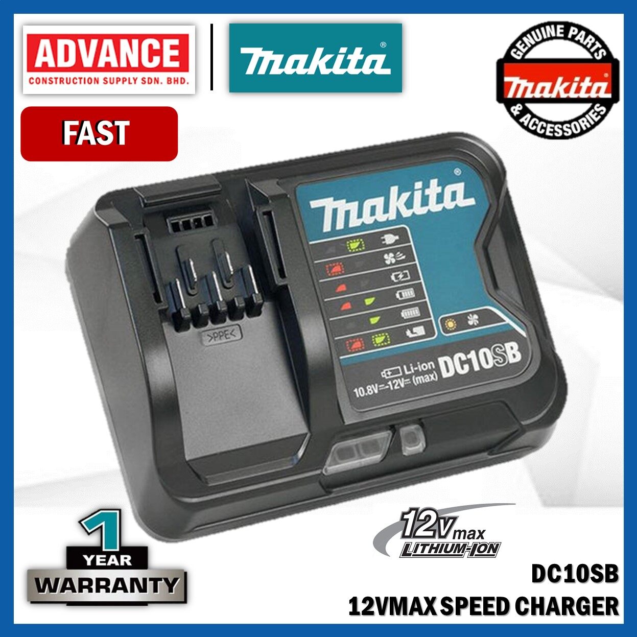 MAKITA BL1016 / BL1021 / BL1041 LITHIUM-ION 12Vmax Cordless Battery 1 ...