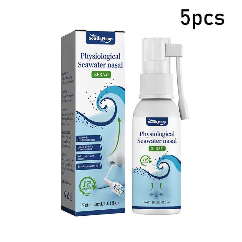 Saline Nasal Moisturizing Spray 30ml Physiological Seawater Spray Adult ...