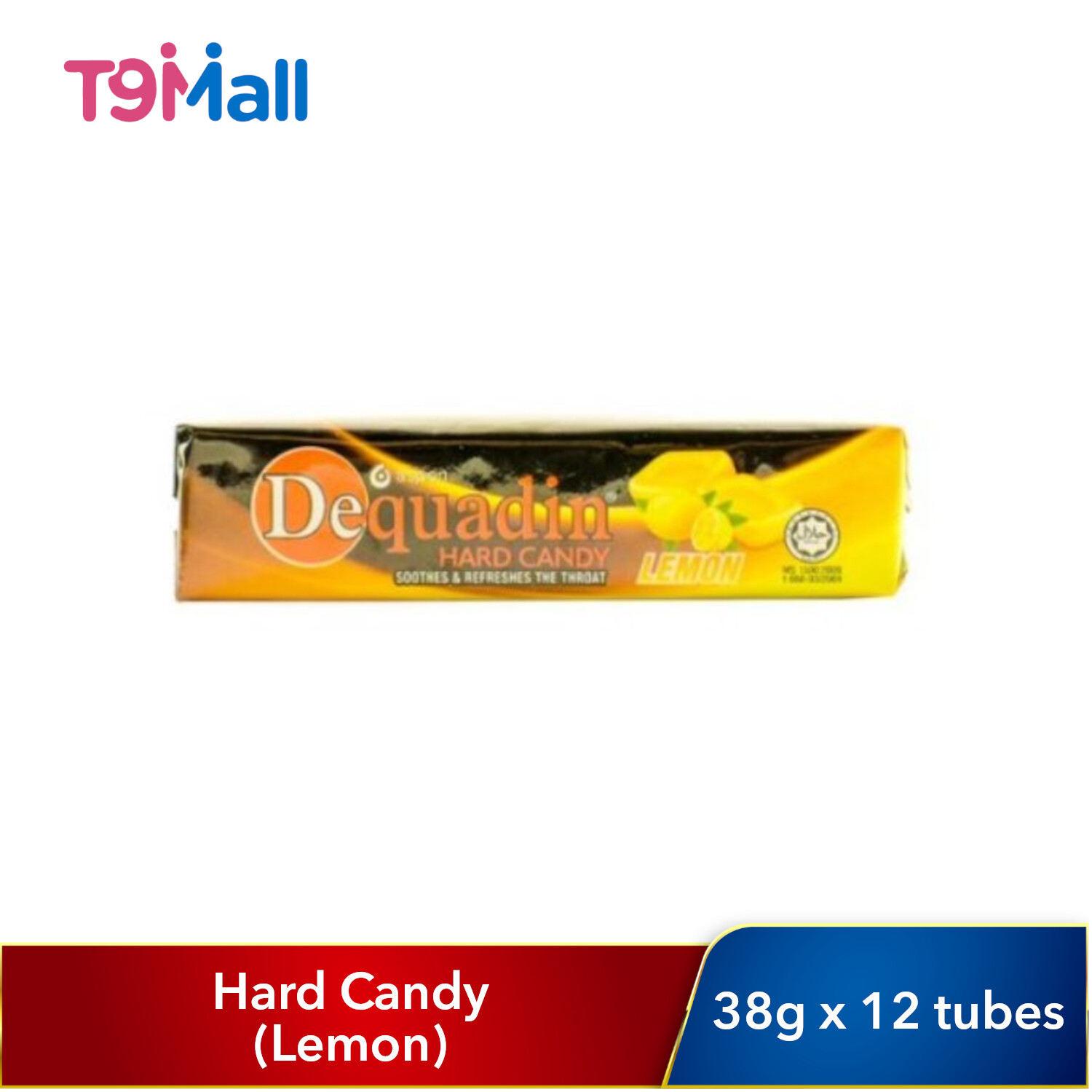 Dequadin Lemon Hard Candy Tube (38gx12's) | Lazada
