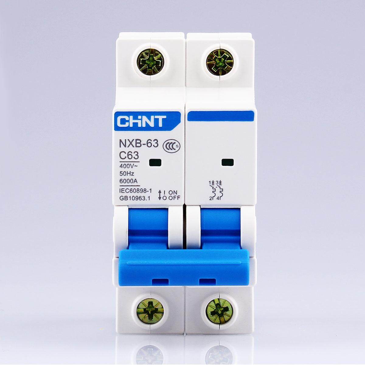 CHINT NXB-63 2Pเบรกเกอร์จิ๋ว 6A/10A/16A/20A/25A/32A/40A/50A/63A/80A/100A | Lazada.co.th