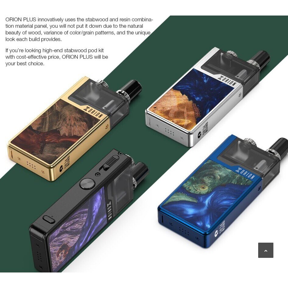 Original Lost Vape Orion / Orion Plus Stabwood Pod Mod DNA Go Chip 40w ...