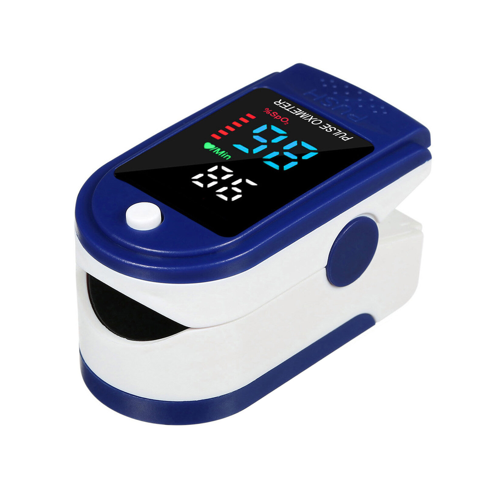ปลายนิ้วเครื่องให้เลือดและออกซิเจนชีพจร Mini SpO2 Monitor มอนิเตอร์วัด ...