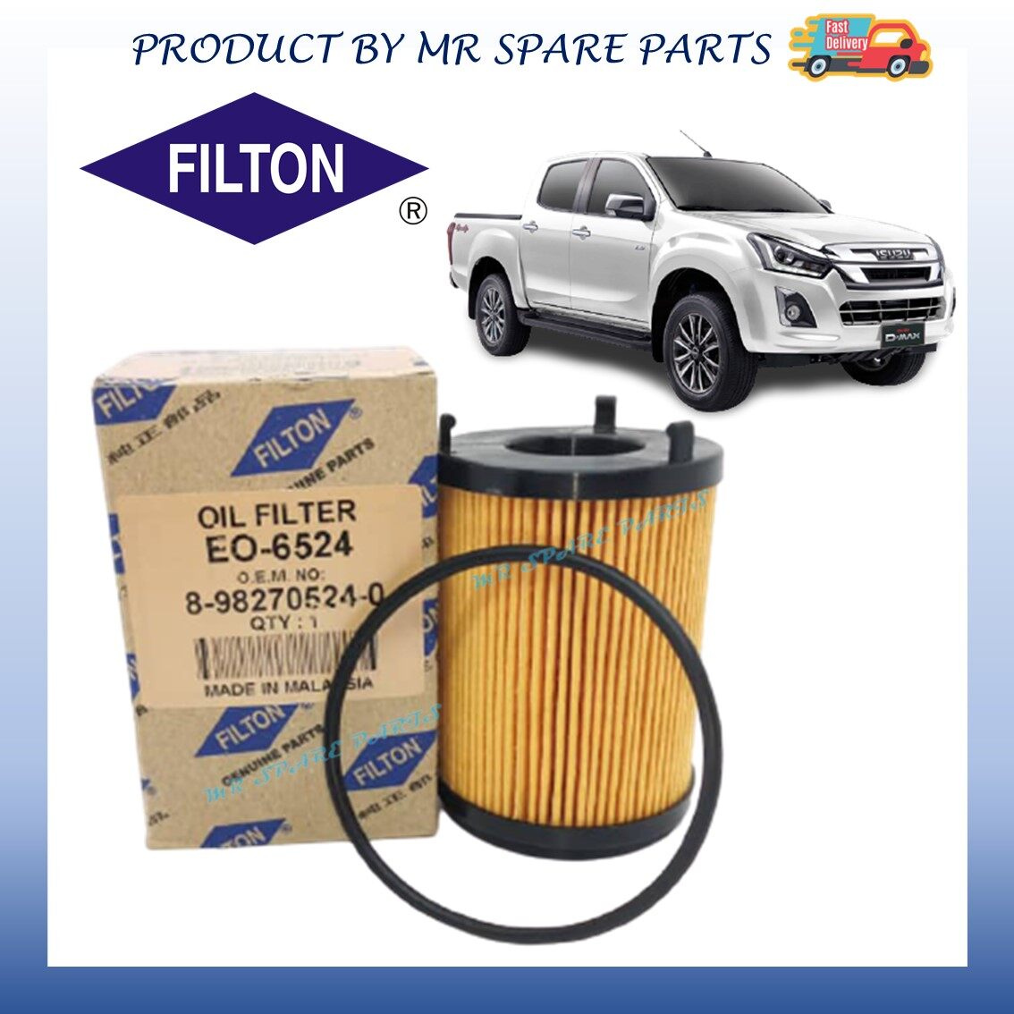 ISUZU D-MAX 1.9 ENGINE OIL FILTER | Lazada