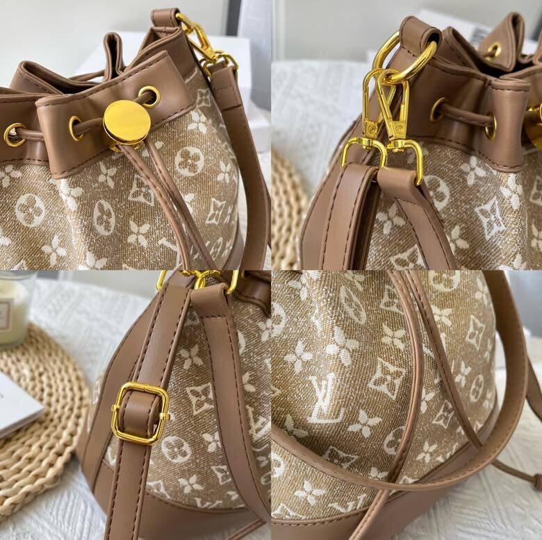 【Ten Colors】LV Drawstring Bucket Bag Sling Bag Neonoe Handbag For Women ...