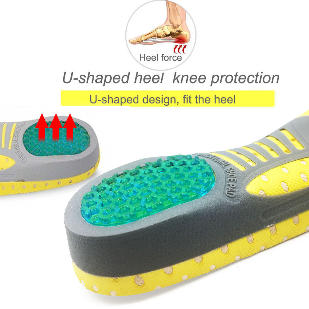 Orthotic Insole Arch Support PVC Flat Foot Health Shoe Sole Pad insoles ...