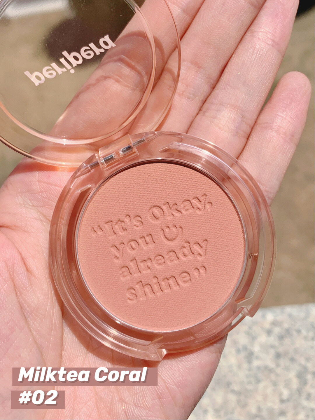 New Peripera/ Philippera sunshine letter matte lettering blush warm ...