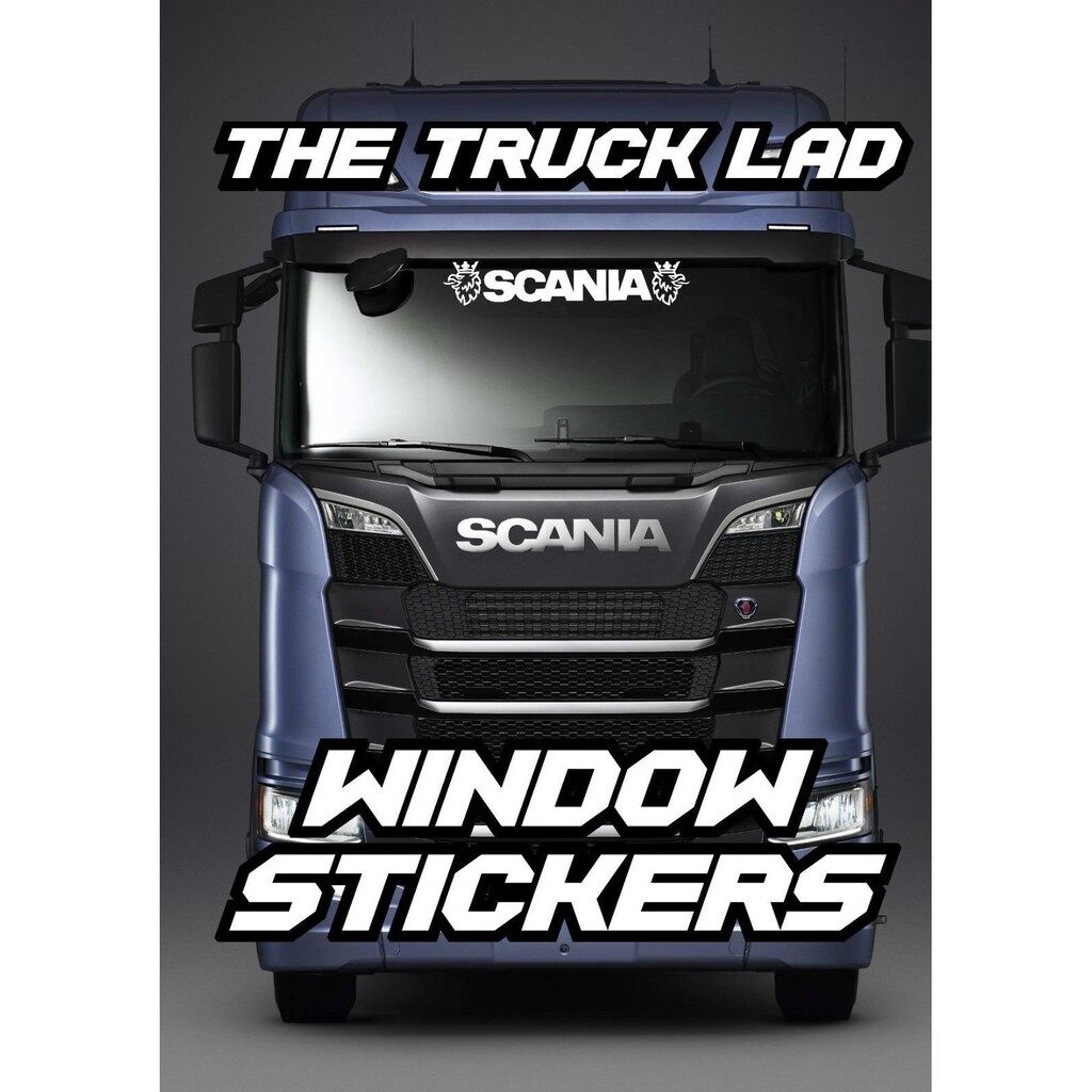 SCANIA GRIFFIN LOGO WINDOW VINYL STICKER X1 SCANIA VABIS V8 TOPLINE ...