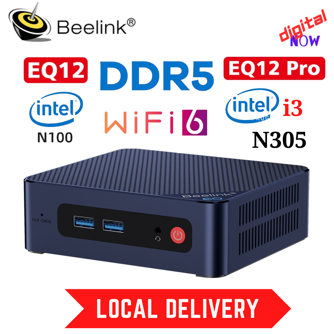 Beelink EQ12 Pro Mini PC 12th Intel i3-N305 EQ12 N100 Windows 11 8GB ...
